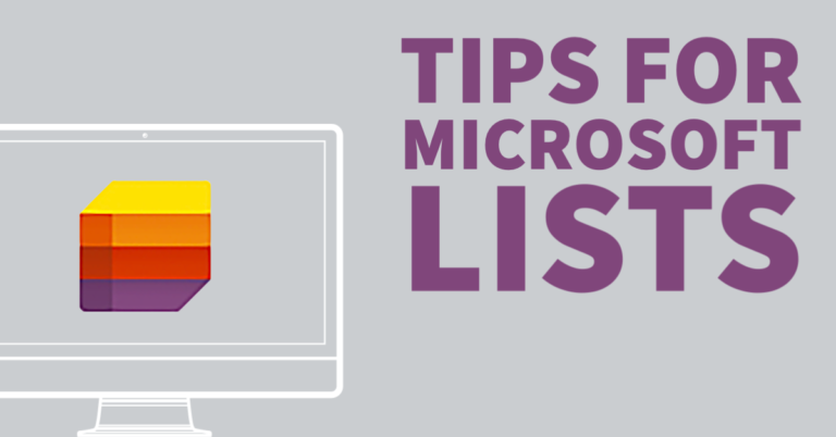 Top 5 Tips For Using Microsoft Lists - Worksmart IT Services